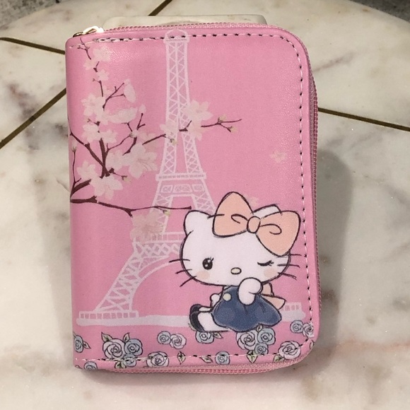 Hello Kitty | Bags | Nwt Hello Kitty Zipper Eiffel Tower Floral Kitty ...